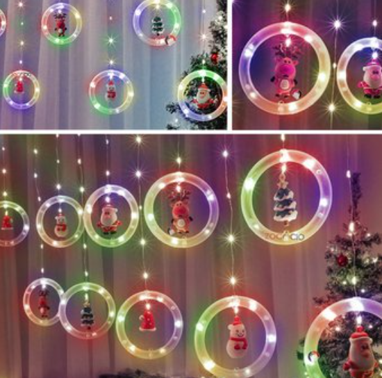 Instalación Navideña Luces Aros – Melopido mx